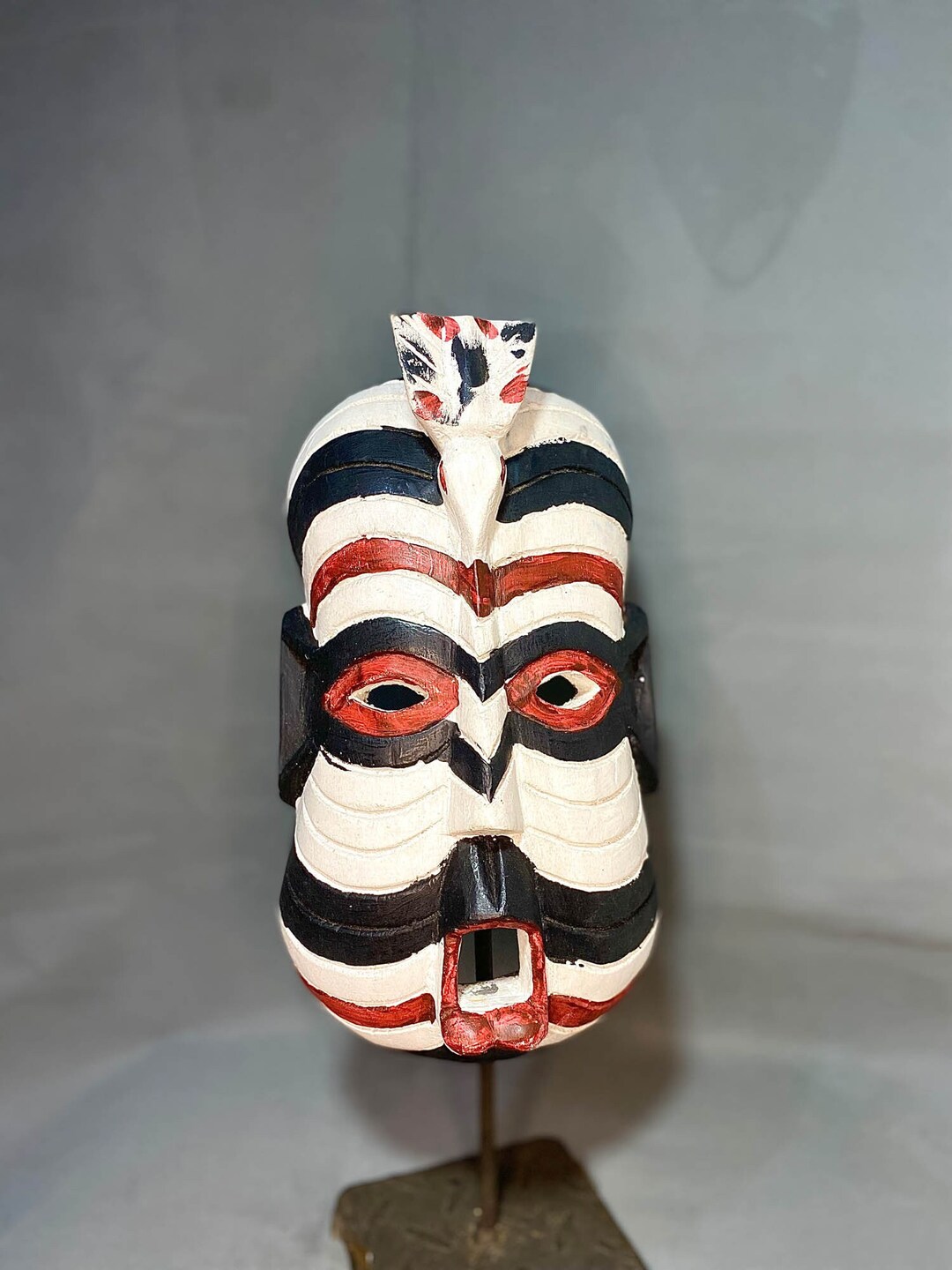 African Mask Home Décor Education Wood Masks Wall Art Songye Mask, Drc ...