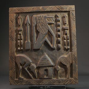 African Dogon Door Carved Wood Granary Door Tribe Mali Granary Door ...