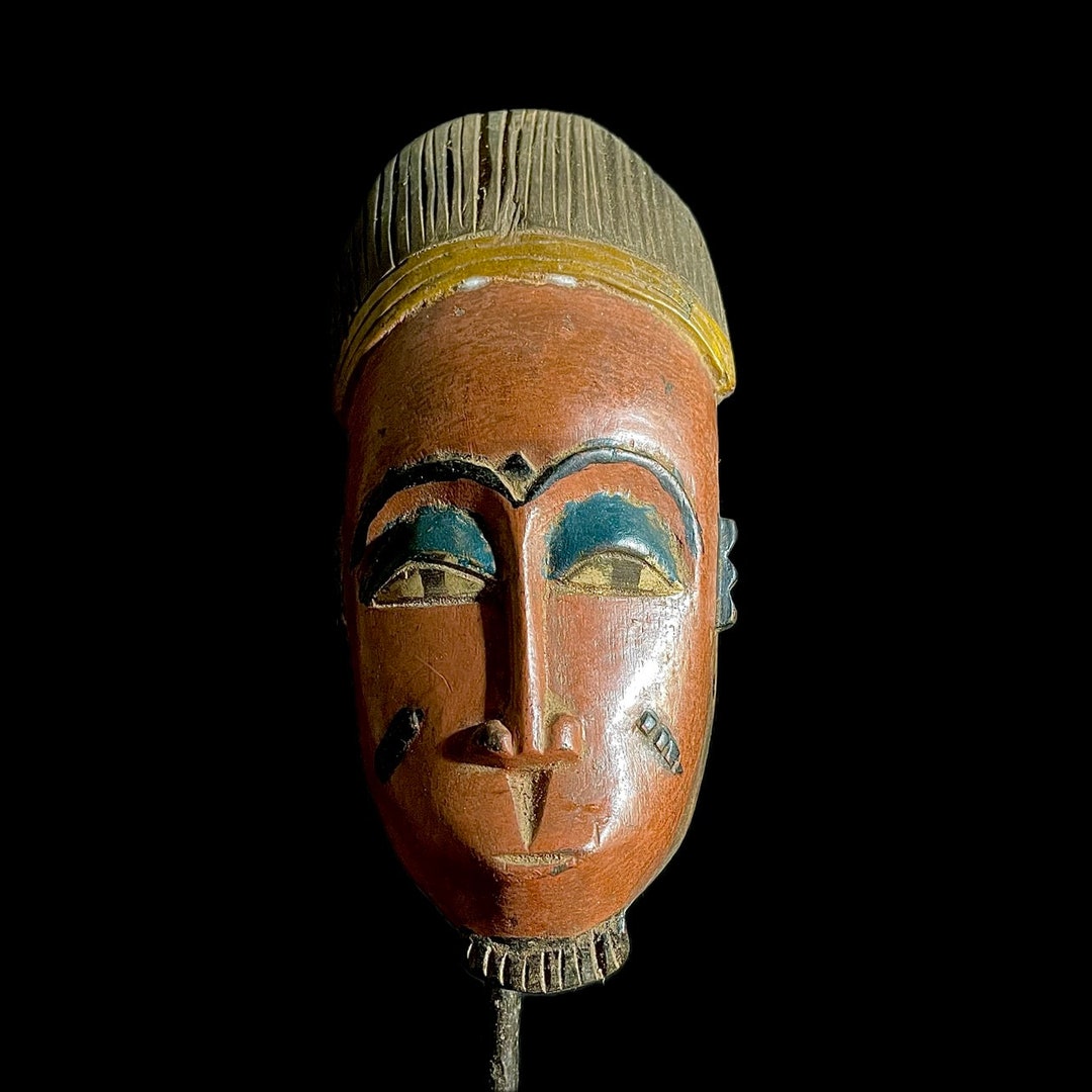 African Mask Traditional Vintage Art Tribal One Piece Home Décor ...