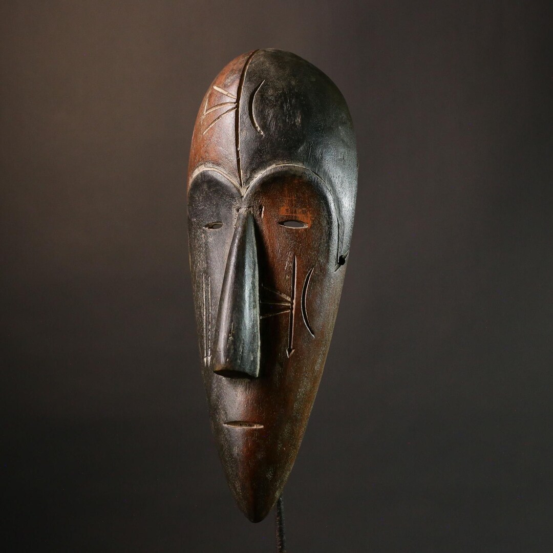 Antique African Fang Mask: Gabon Tribal Art, Cultural Decor-g1881 - Etsy