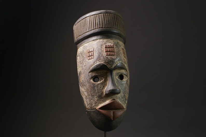 Authentic Bwami Mask: African Tribal Art Wooden Sculpture, Wall Decor ...