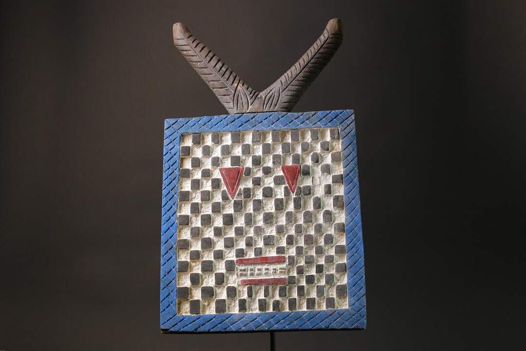 African Goli Mask | Hand-carved Tribal Art | Large Wall Decor ...