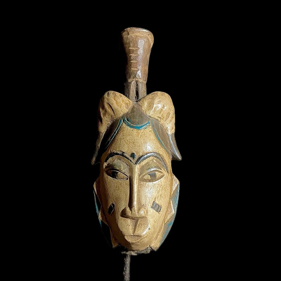 African Mask Traditional Vintage Art Tribal One Piece Home Décor ...
