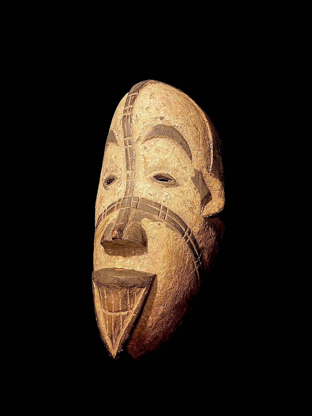 African Mask as Large African Mask Also Known as Tribal Mask - Etsy