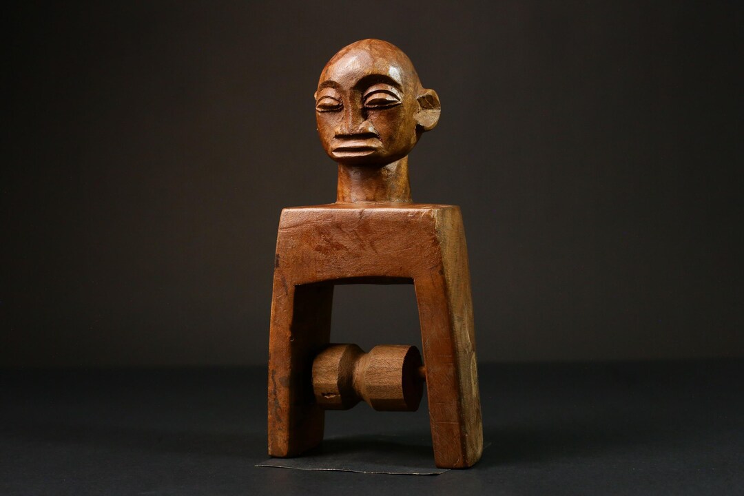 African Tabwa Oracle Mask Hand Carved Wooden Piece Decorative ...