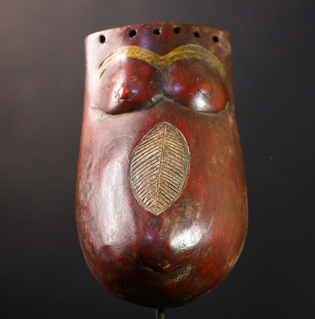 Antique Makonde Fertility Mask | Unique African Hand-carved Art ...