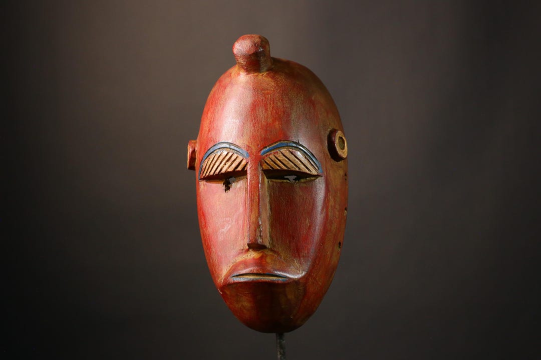 African Masks Vintage Lega Mask Traditional Bwami Tribal Art Hand ...