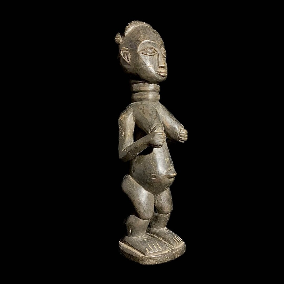 African Sculpture Tribal Art Wooden Carved Statue Tribal Wood Hemba ...