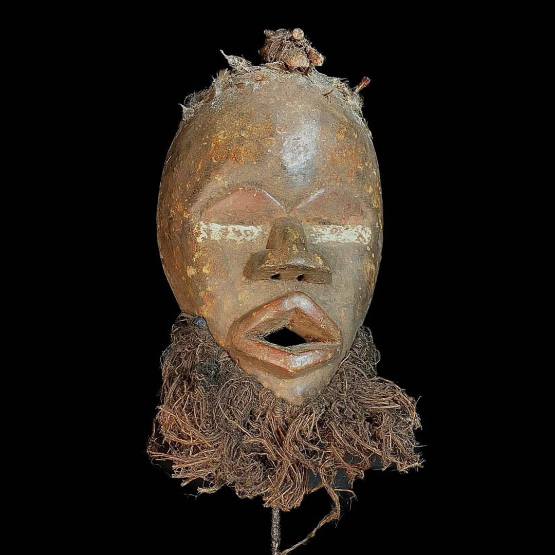 African Mask Dan Mask Royal Mask Wooden Mask Wall Hanging Primitive Art ...