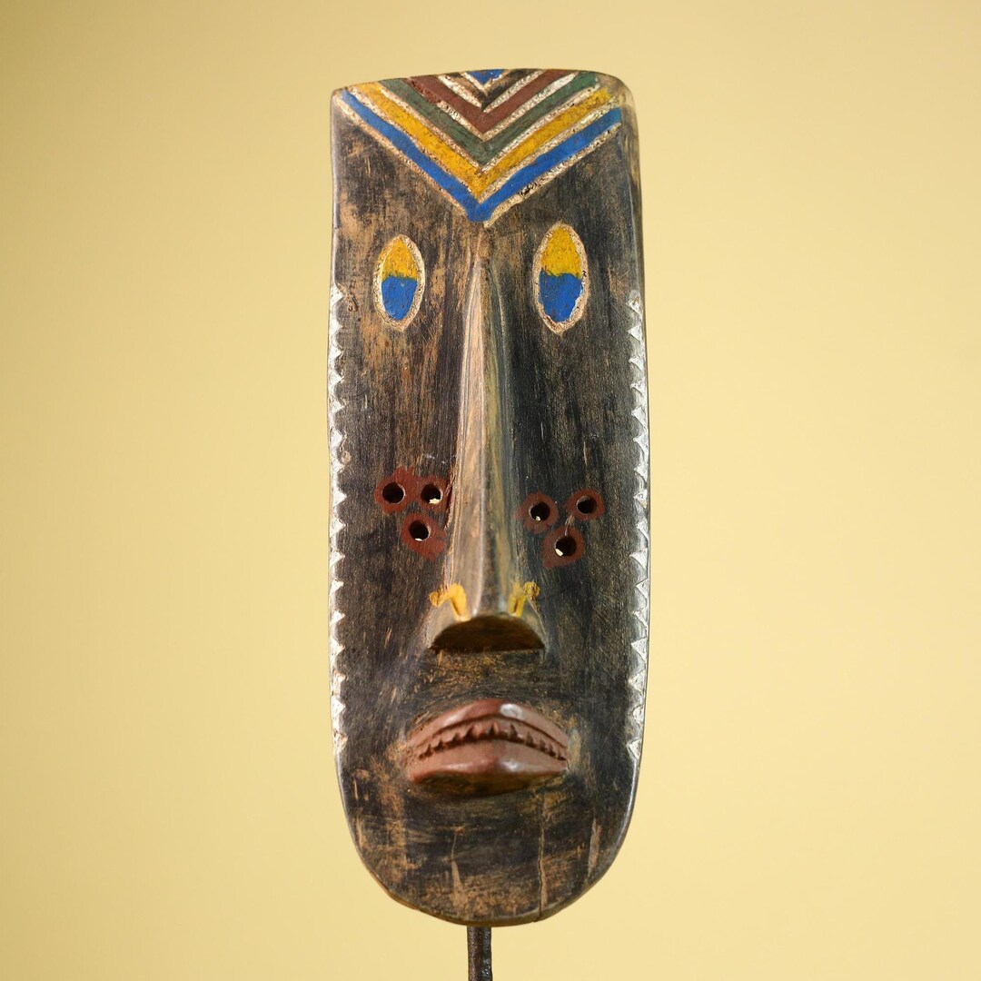 African Grebo Plank Mask From Liberia | Vintage Tribal Wood Carving ...