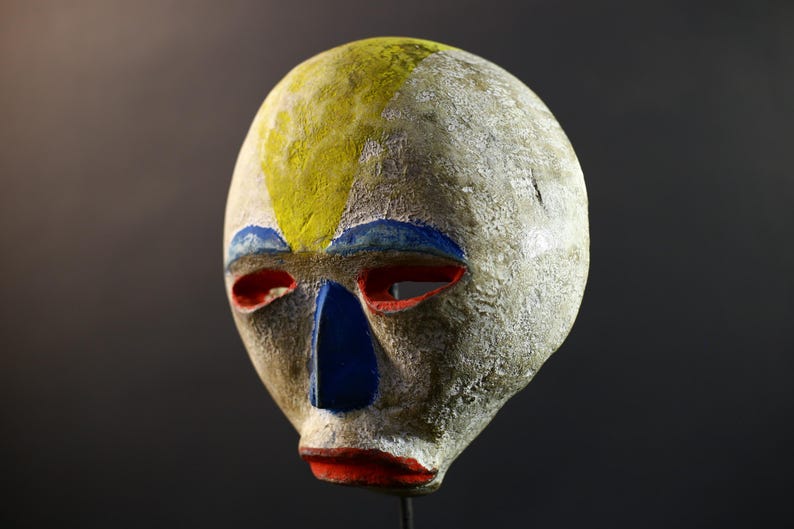 African Pende Mbuya Mask: Hand Carved Congo Tribal Art-g5334 - Etsy