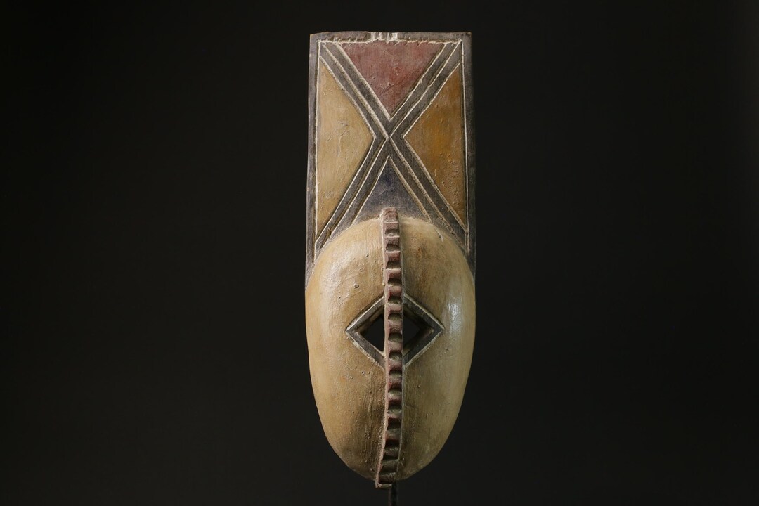 Bobo Plank Mask African Tribal Face Mask Wood Hand Carved Wall Hanging ...