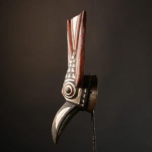 Captivating African Bobo Bird Mask Unique Tribal Art Decor for Cultural ...