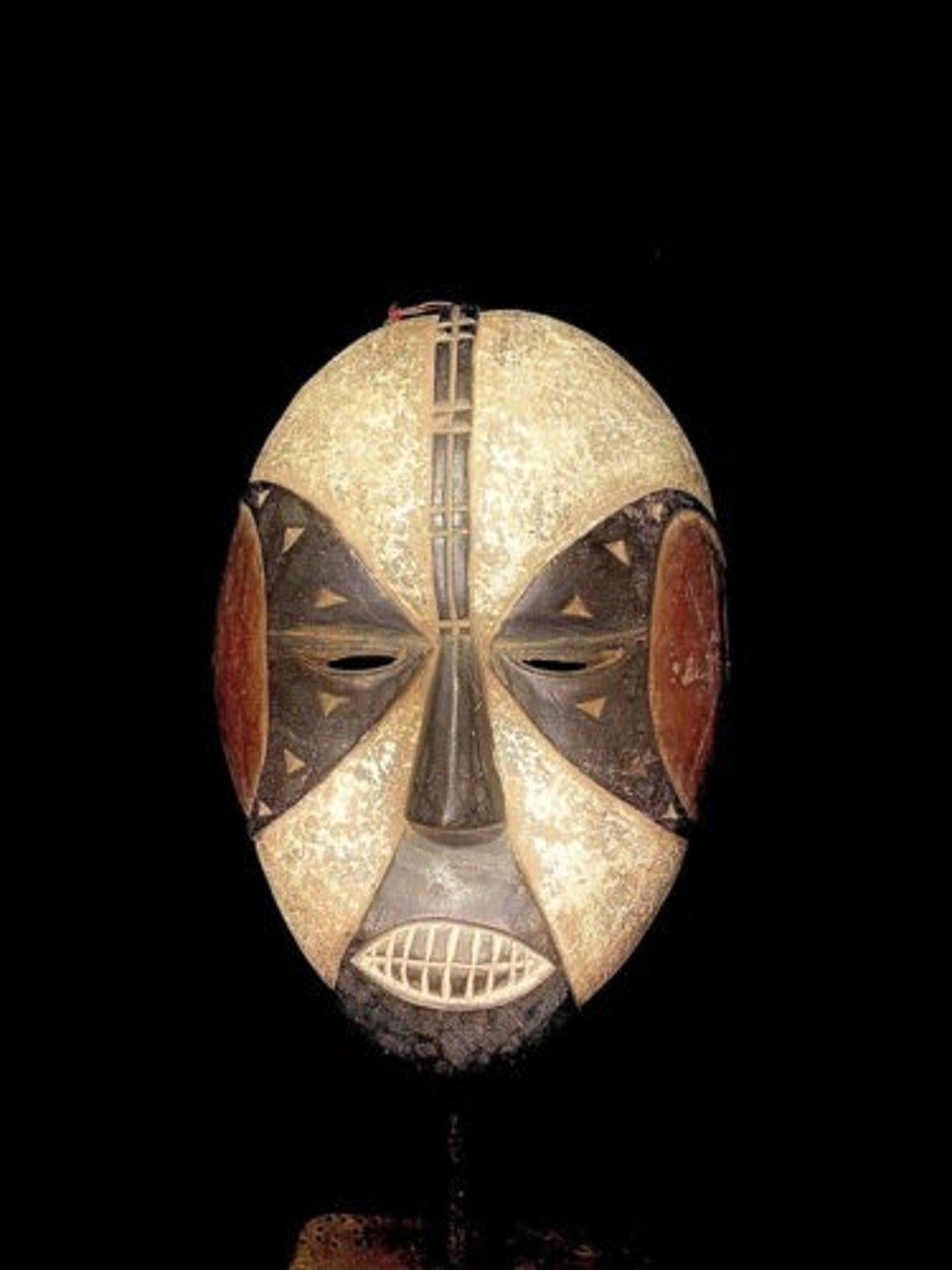 Antique Wall African Mask Traditional Vintage Tribal One Piece Home ...