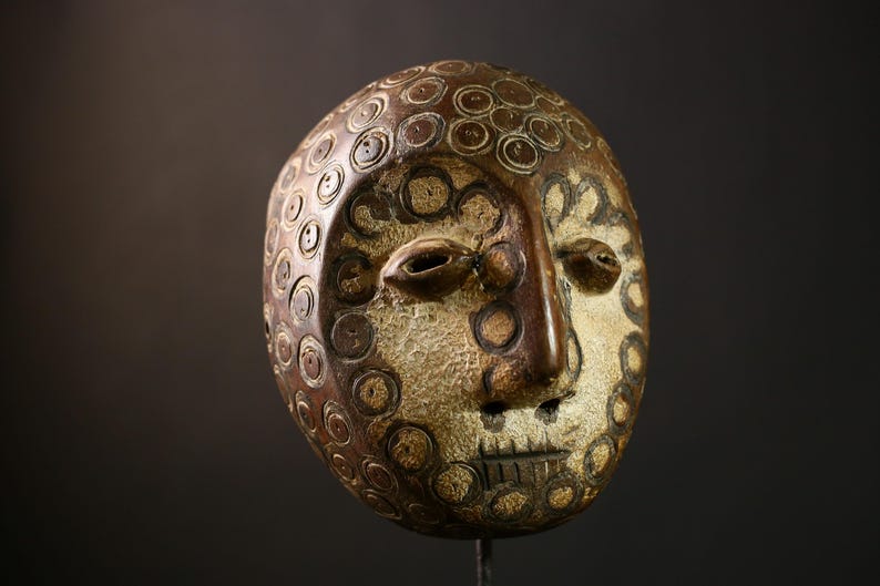 Carved Wood Bwami Mask: African Congo Tribal Art Sculpture-g3936 - Etsy