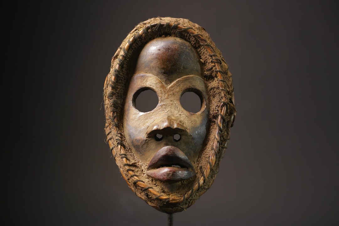 African Wood Hand Carved Vintage Wall Hanging Dan Masks for Wall-g2618 ...