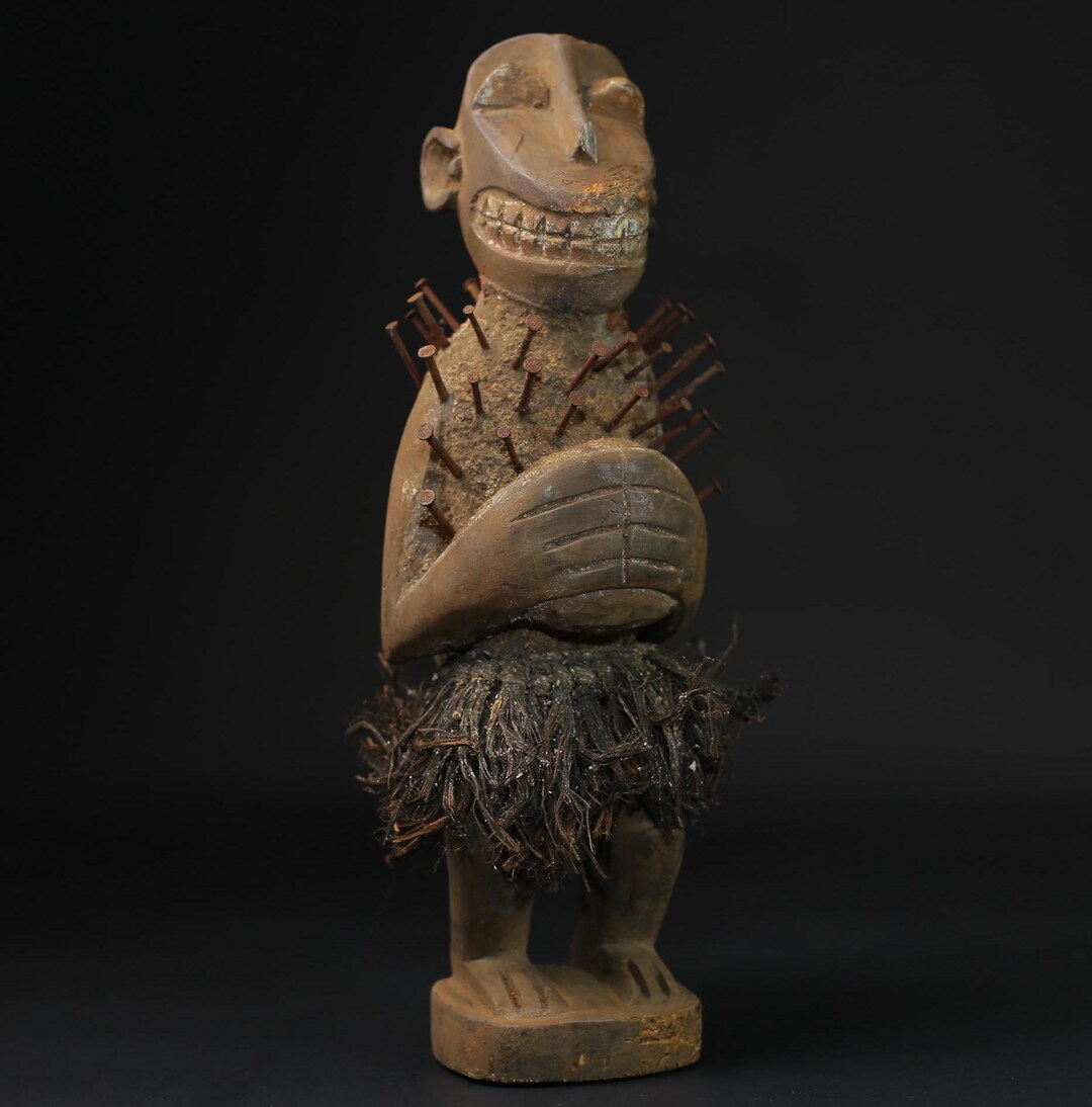Hand-carved African Statue | Unique Wooden Tribal Art Sculpture ...