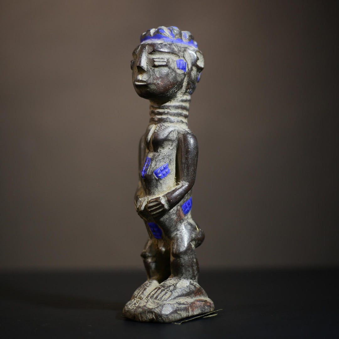 Lobi Statue African Wood Carving Spiritual Figure Tribal Art Burkina ...