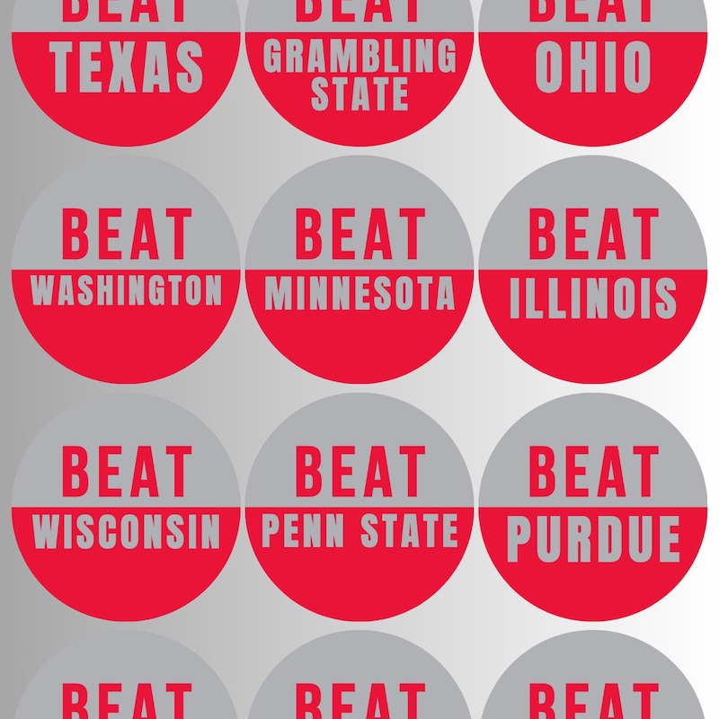 Football Buttons Ohio - Etsy
