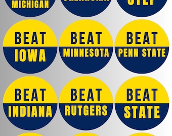 BEAT OPPONENT Buttons, Game Day Buttons, Beat Opponent Buttons, 2025 ...