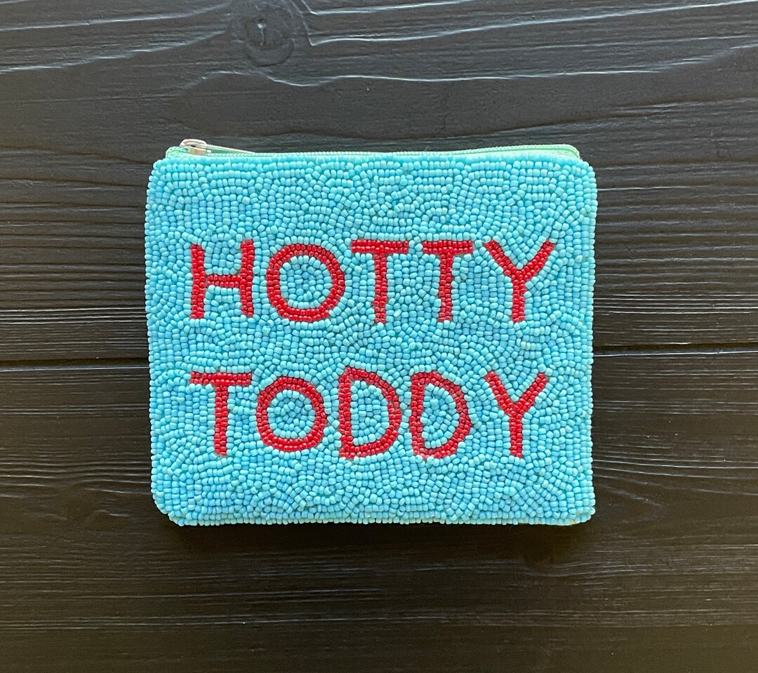 Blue Beaded Coin Purse, Football Accessories, Tailgate, Coin Purse, Ole ...