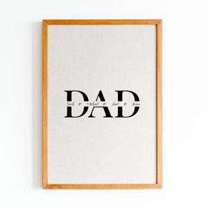 Dad SVG, Father Svg, Father's Day SVG, Dad Split Name Frame Svg, Dad ...
