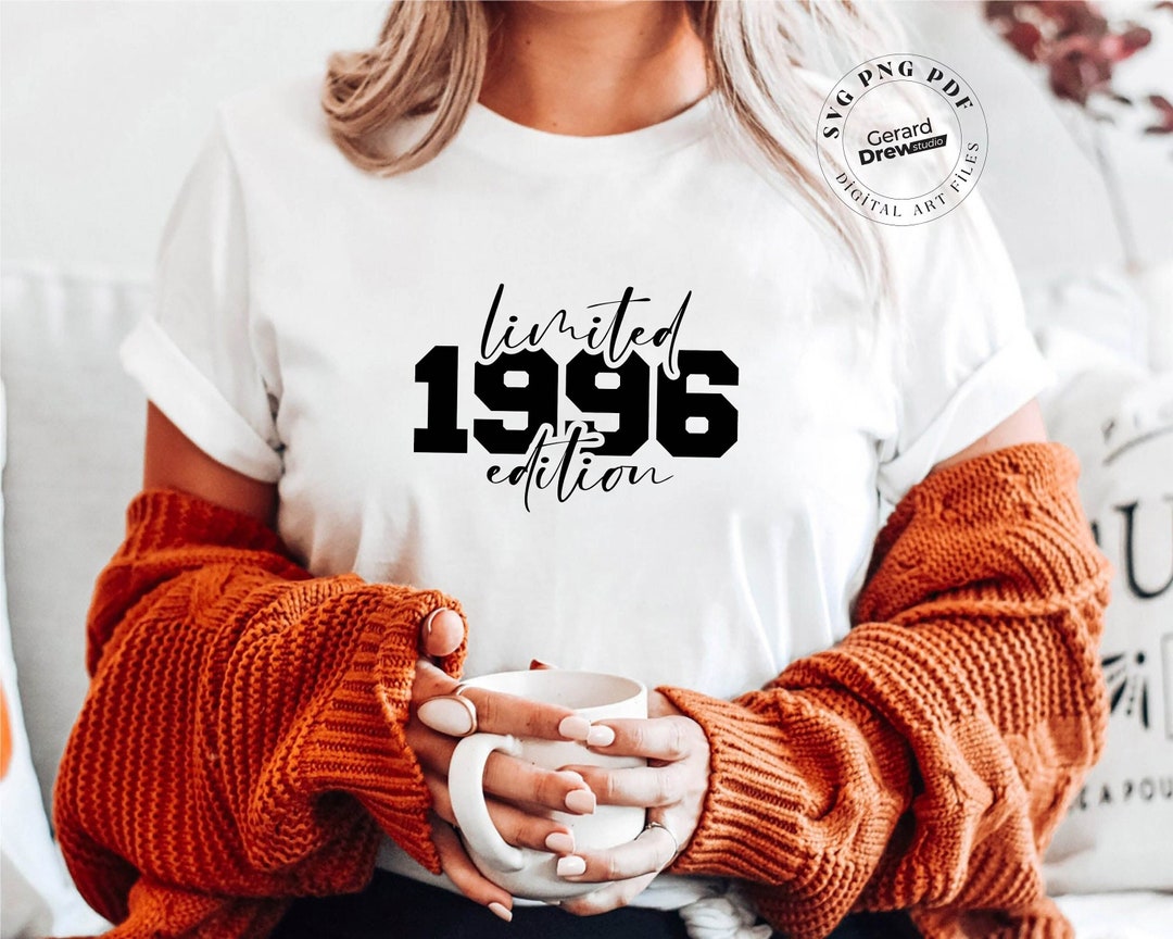 1996 Birthday SVG | Limited Edition PNG, PDF (digital Cut File) - Etsy