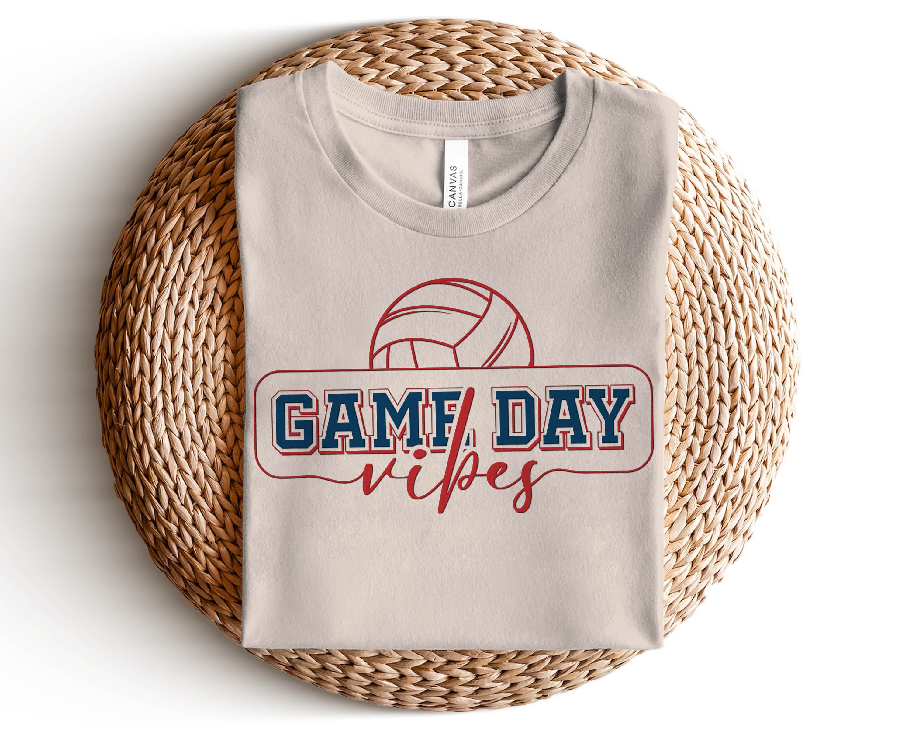 Game Day Vibes SVG PNG PDF Game Day Svg Volleyball Svg - Etsy