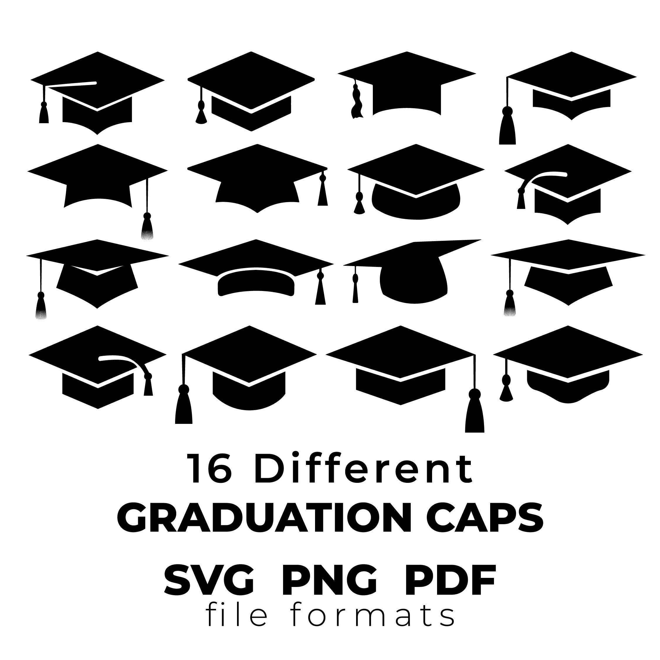 Graduation Caps SVG Graduation Hat SVG Graduation Cap Png - Etsy Australia