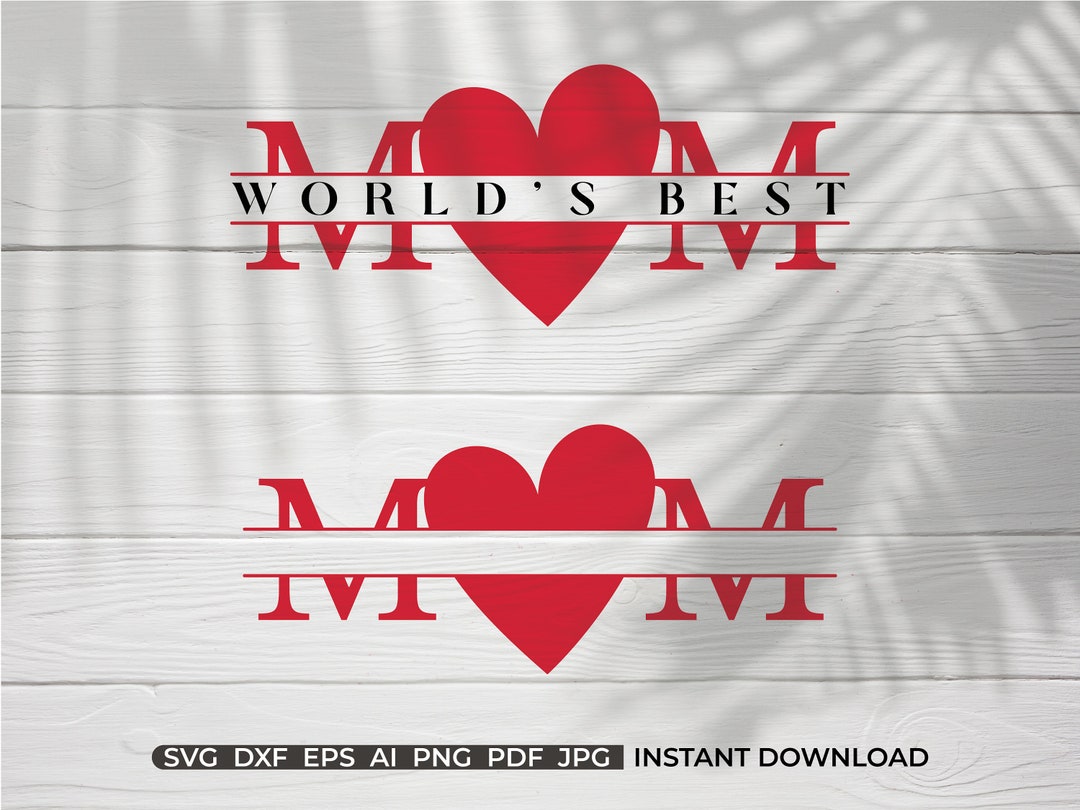 Mom SVG, Mother Svg, Mother's Day SVG, Mom Split Name Frame Svg, Mum ...