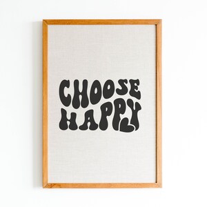 Choose Happy SVG PNG PDF | Happy Face Svg, Inspirational Svg, Positive ...