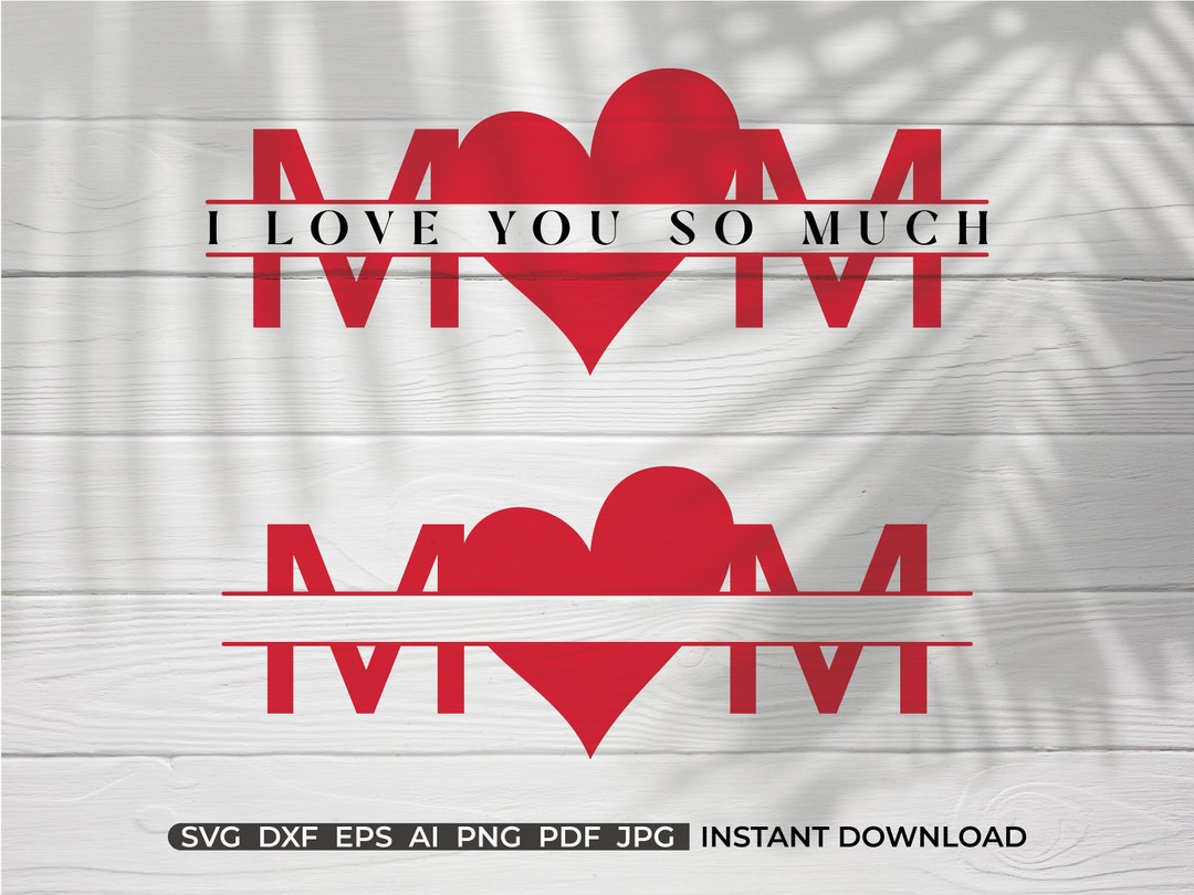 Mom SVG, Mother Svg, Mother's Day SVG, Mom Split Name Frame Svg, Mum ...