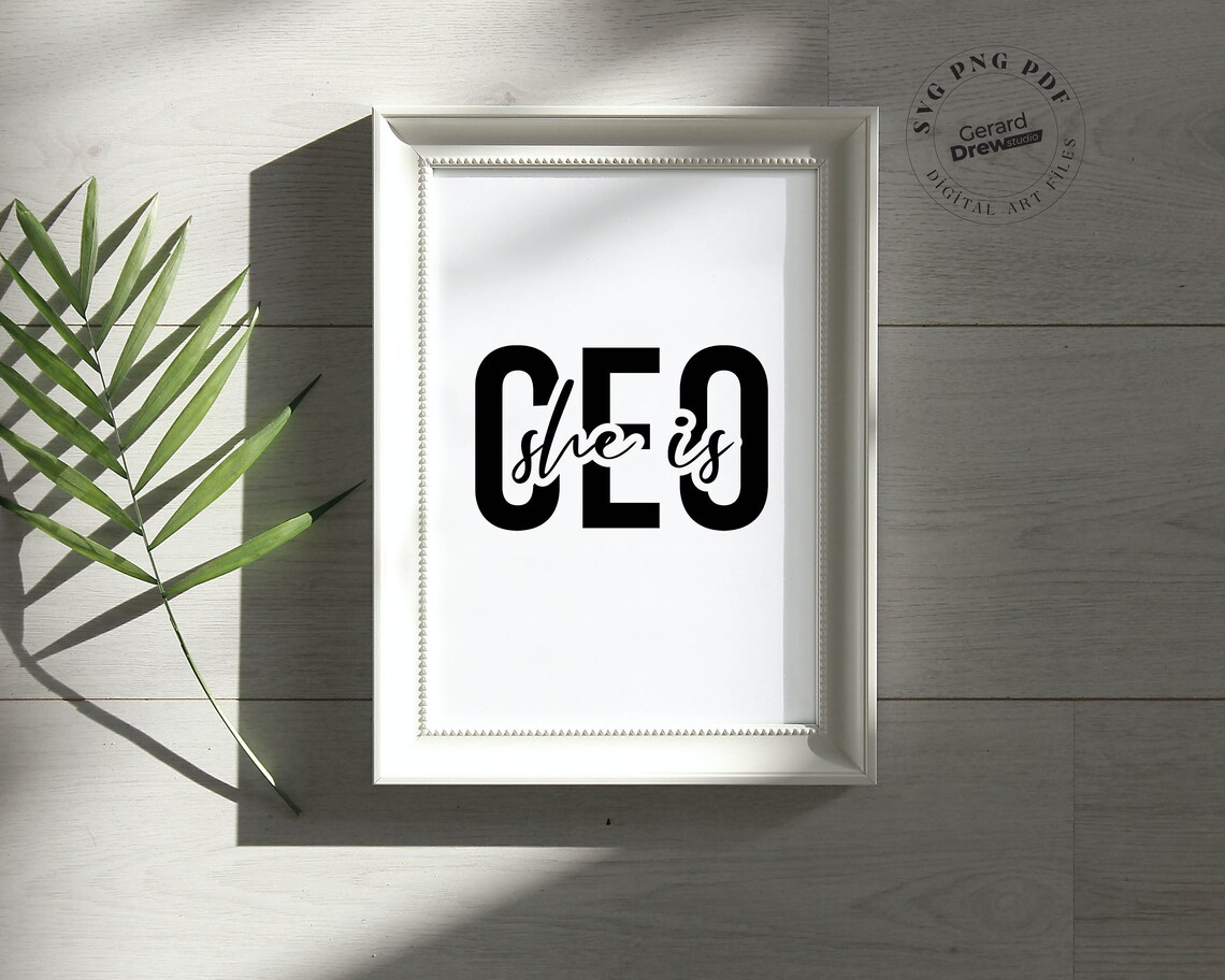 Sie ist Ceo SVG PNG PDF | Sie Ceo svg, Small Business svg, Small ...