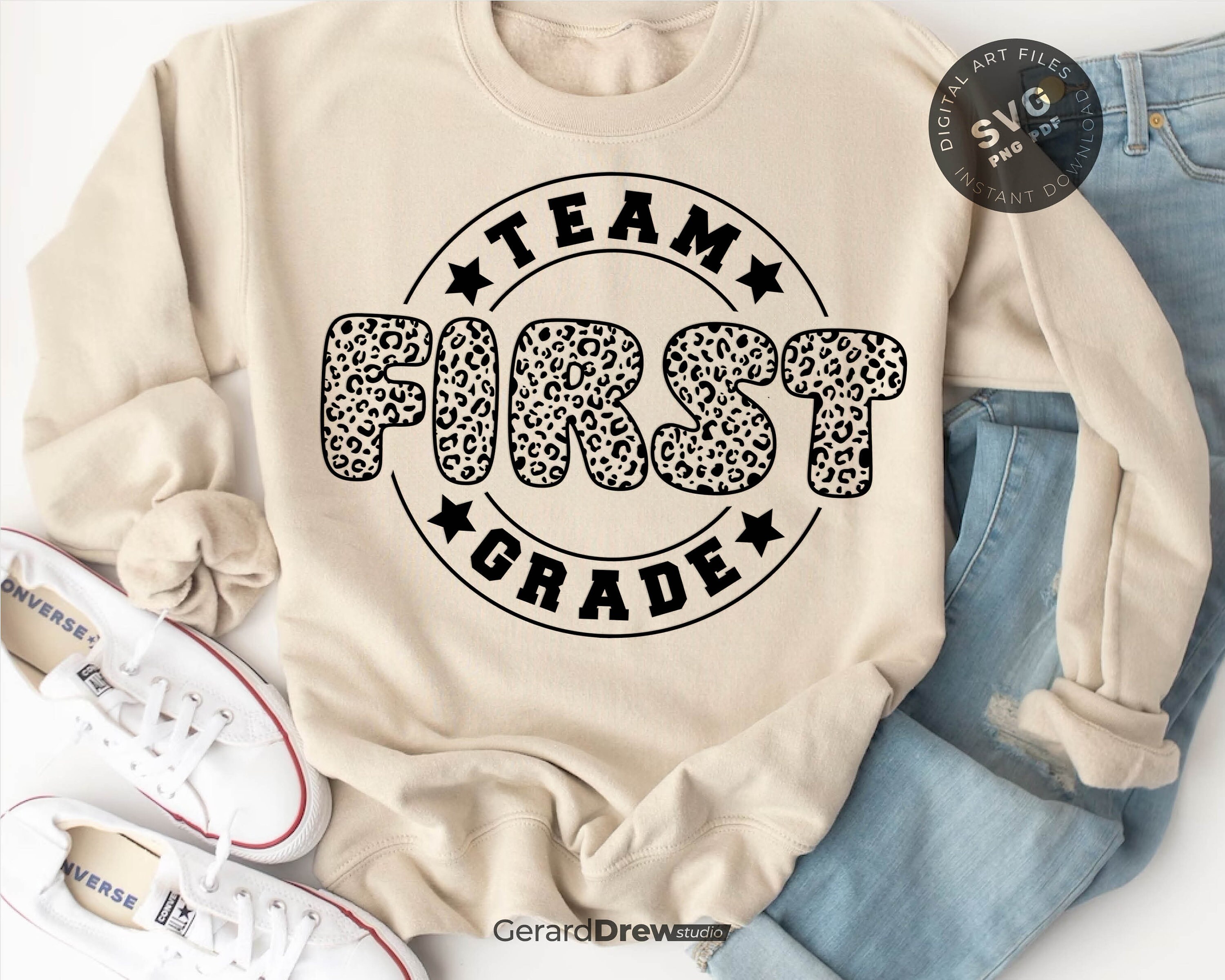 Team First Grade SVG PNG PDF 1st Grade Squad Svg First Day - Etsy