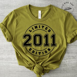 Limited Edition 2011 SVG PNG PDF | Birthday Svg, 2011 Svg, Birthday Png ...