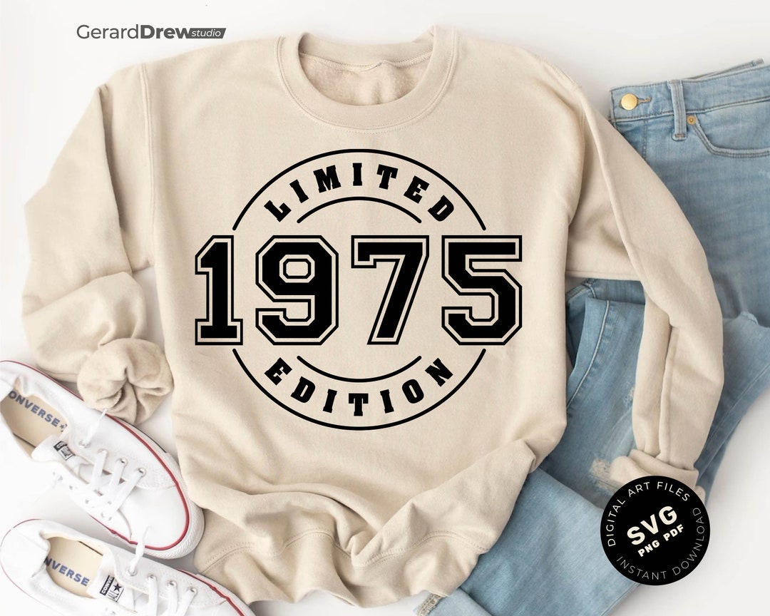 1975 Birthday SVG | Limited Edition Design (digital Download) - Etsy