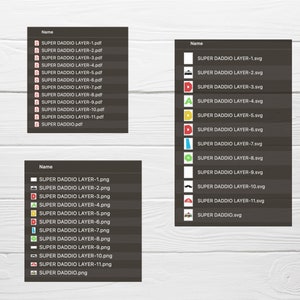 Super Daddio SVG PNG PDF | Layered Project | - Svg for Father, Super ...