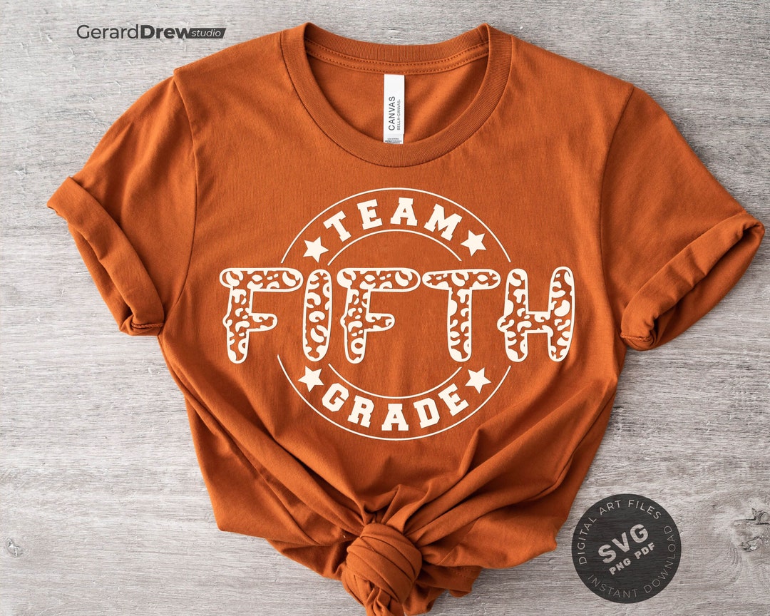 Team Fifth Grade SVG PNG PDF Back to School Svg 5rd Grade - Etsy
