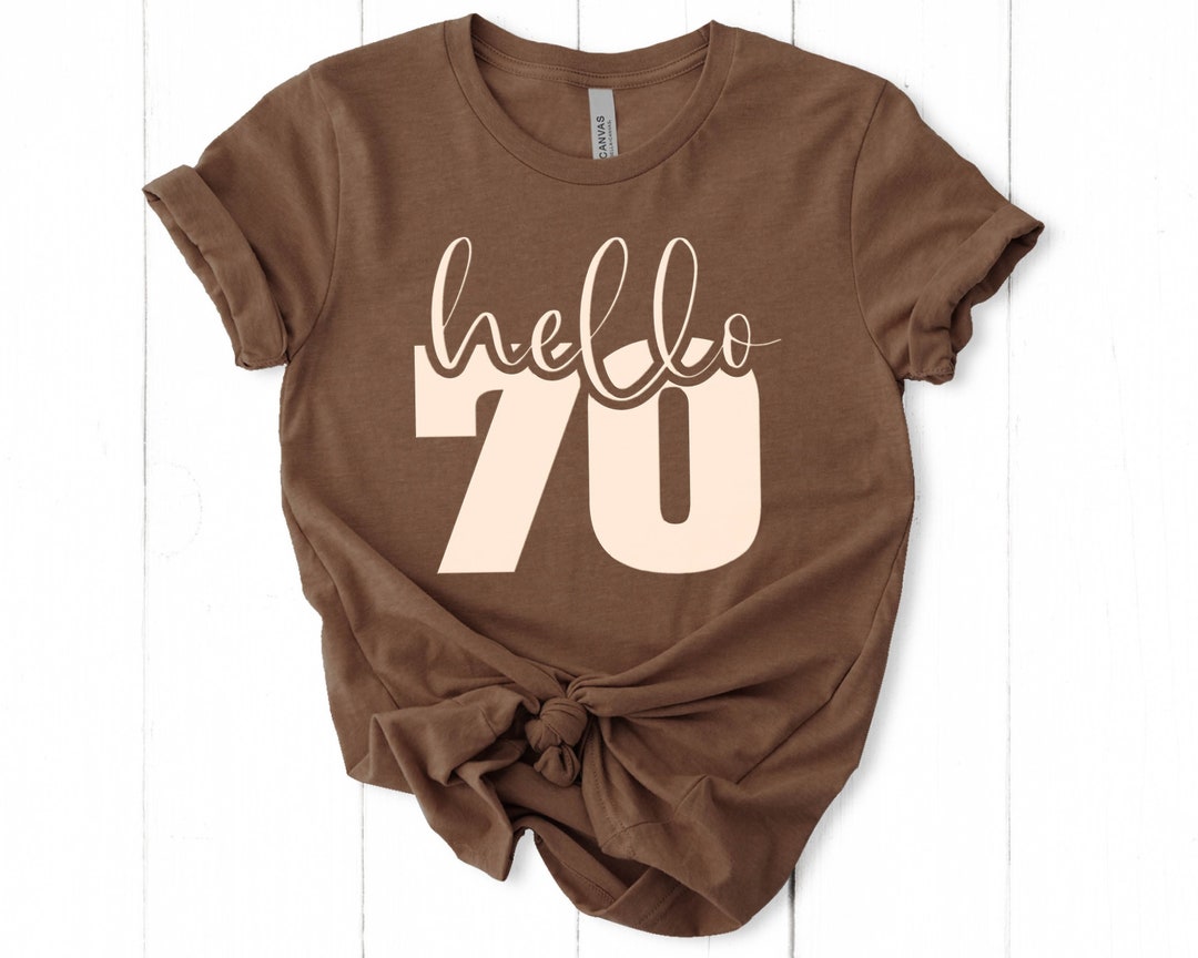 Hello 70th SVG PNG PDF | Hello 70 Svg, Hello 70 Svg, Seventy Birthday ...