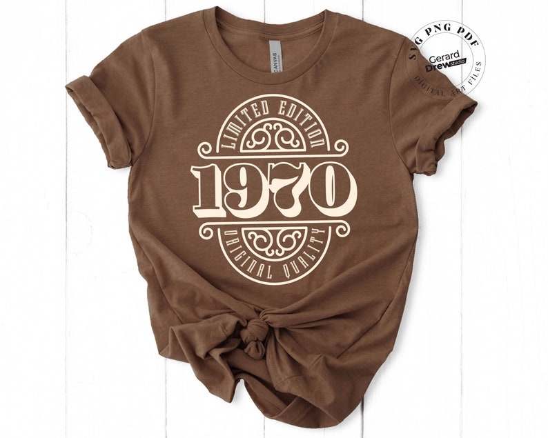 1970 Birthday SVG | Limited Edition Design (digital Cut File) - Etsy