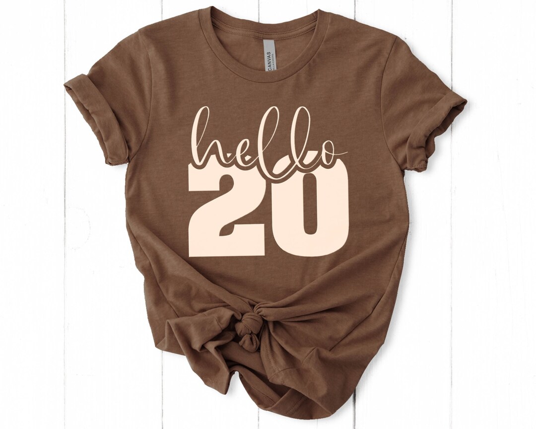 Hello 20th SVG PNG PDF | Hello 20 Svg, Hello 20 Svg, Twenty Birthday ...