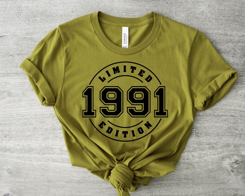 Limited Edition 1991 Birthday Design (SVG PNG PDF) - Etsy