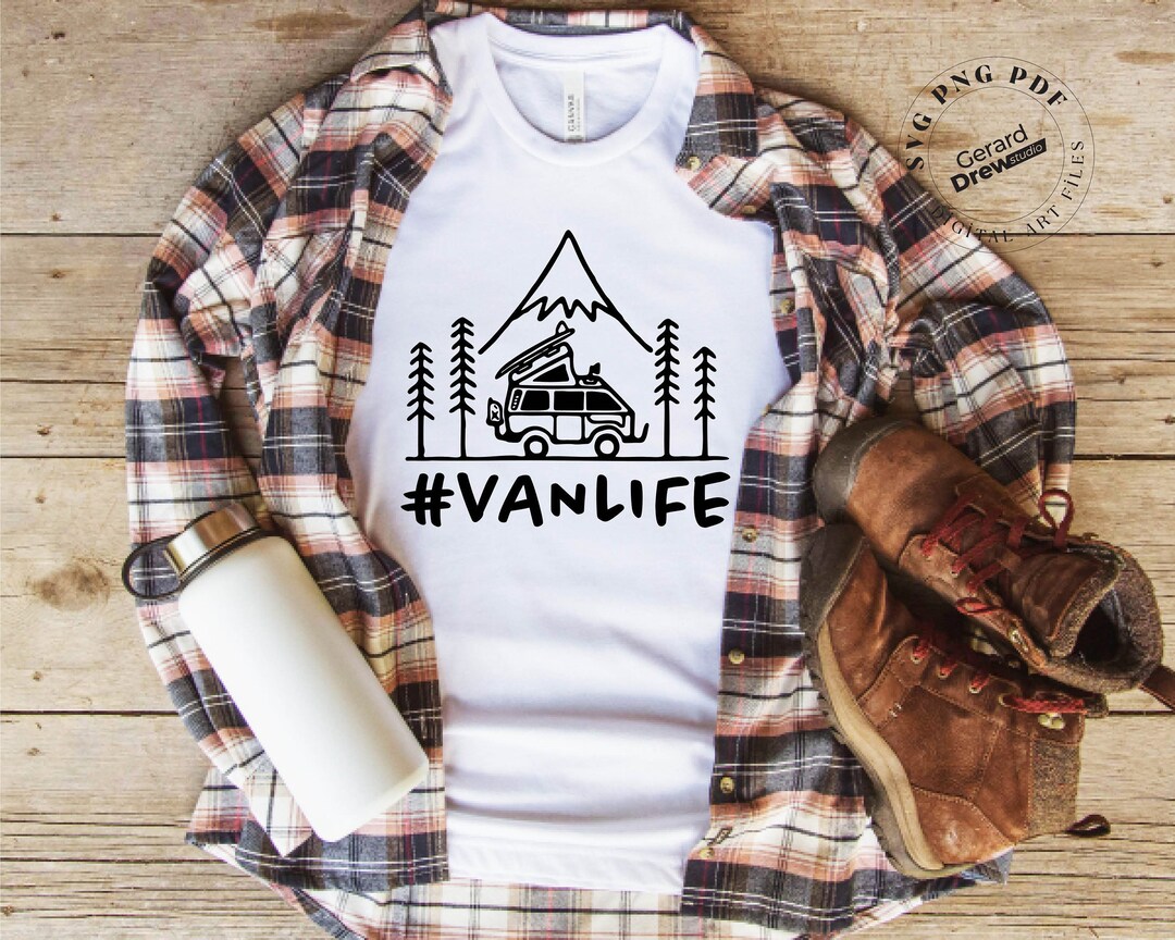 Vanlife Adventure SVG PNG | Camping Caravan Design (digital Download ...