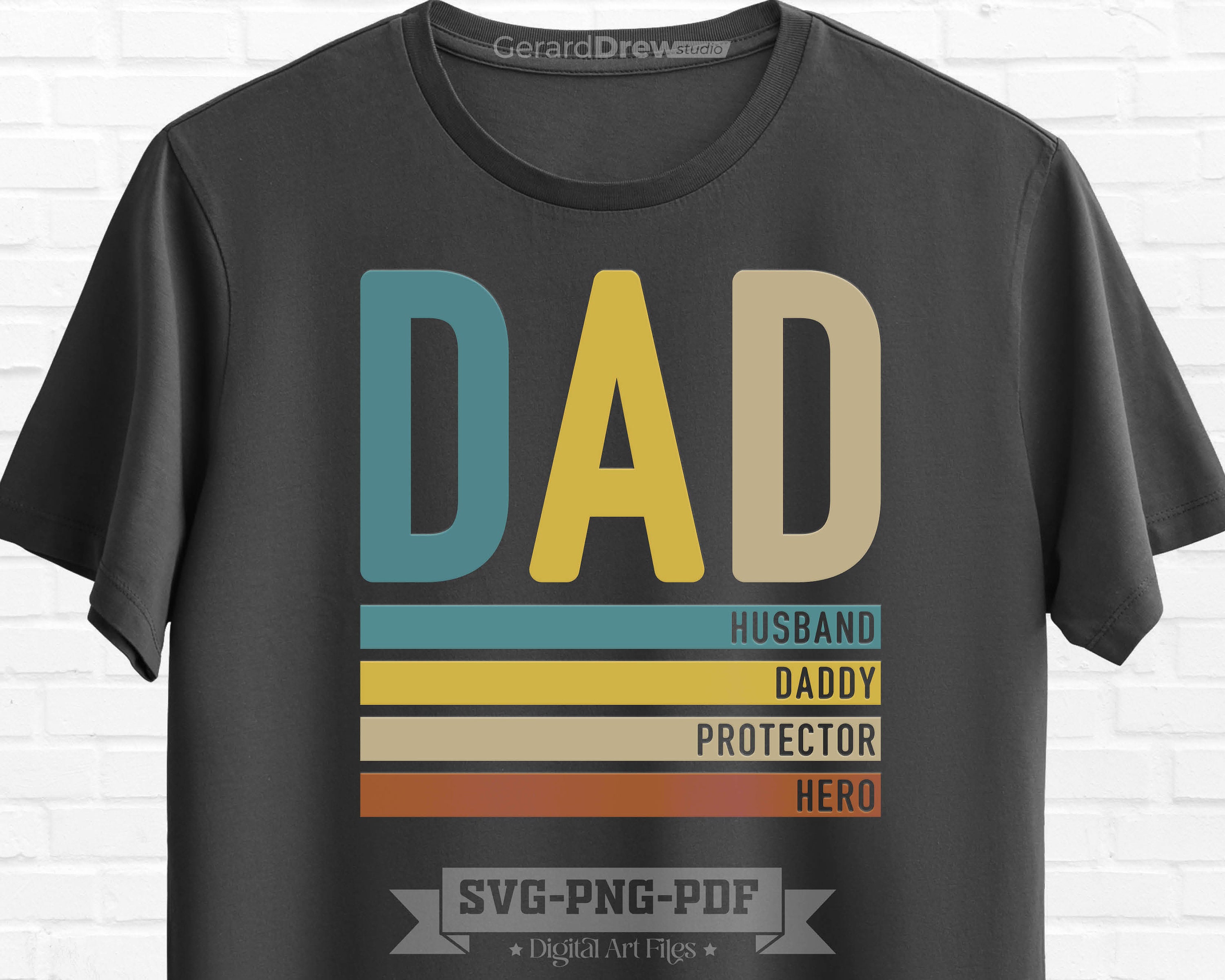 Dad SVG PNG PDF Dad Sublimation Png Retro Dad Svg Design - Etsy