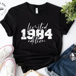 Limited Edition 1984 Birthday SVG PNG PDF | Digital Cut File - Etsy