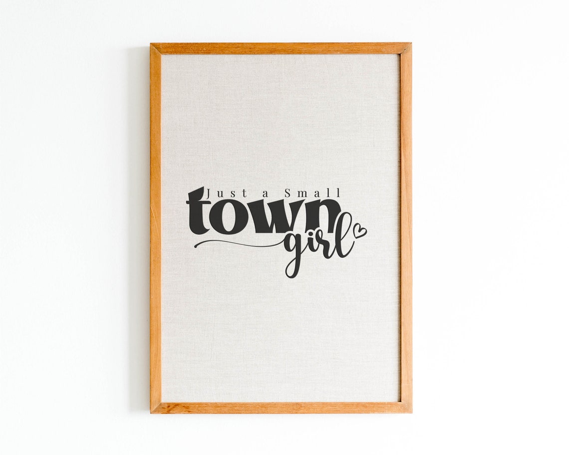 Small Town Girl SVG PNG PDF | Southern Girl Design (digital Download ...