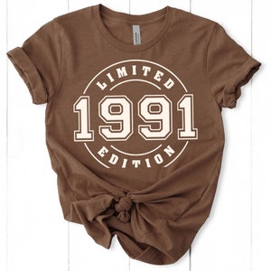 Limited Edition 1991 SVG PNG PDF | Birthday Svg, 1991 Svg, Birthday Png ...