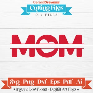 Mom SVG, Mother Svg, Mother's Day SVG, Mom Split Name Frame Svg, Mum ...