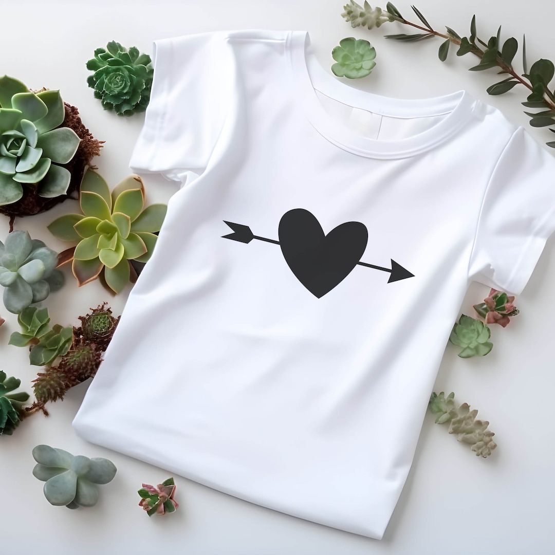 Heart and Arrow SVG PNG PDF | Valentine's Day Svg, Love Png, Cricut ...