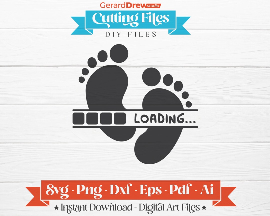Baby Loading Svg Svg for Pregnant Baby Loading Png Pregnant - Etsy